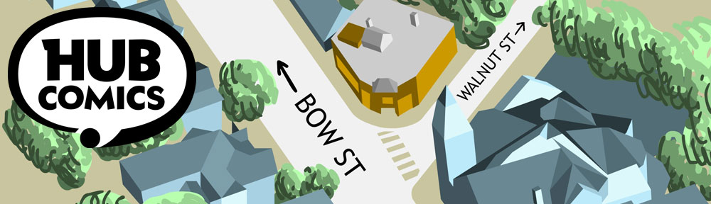 Hours & Directions | Hub ComicsHub Comics